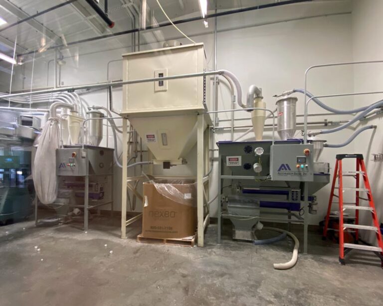 Resin Blender Systems | Regrind & Virgin Resinous Blenders | Conveyors